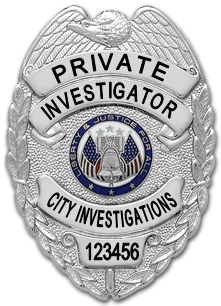 Investigator Eagle Top Shield Badge | Badge And Wallet