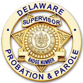 Delaware P&P Supervisor Badge|Plain Seal | Badge And Wallet