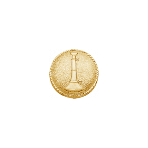 Single Bugle Round Collar Insignia | Badge And Wallet