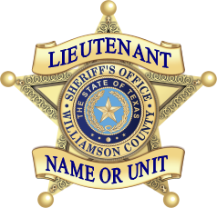 Williamson County Sheriff's Office|Lieutenant | Badge And Wallet