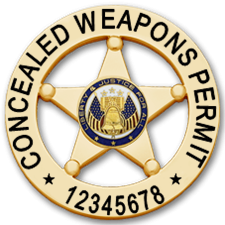 Concealed Weapons Permit Badge | Badge And Wallet