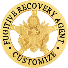Fugitive Recovery Star in Circle | Badge And Wallet
