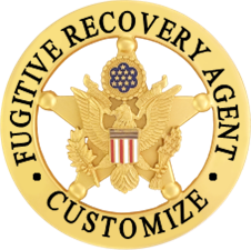 Fugitive Recovery Star in Circle - Multi | Badge And Wallet