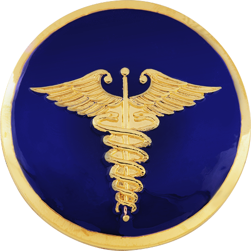 Caduceus | Badge And Wallet