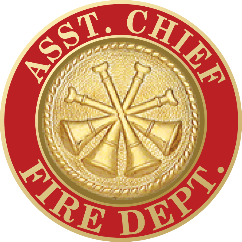 M1729 - Asst. Chief Fire Dept. | Badge And Wallet