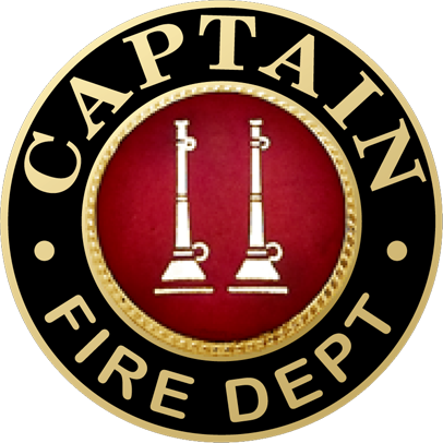 M954 - Captain Fire Dept | Badge And Wallet