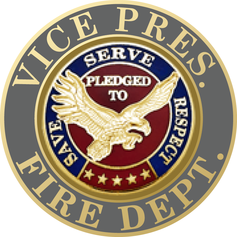 M1722 - Vice Pres. Fire Dept. | Badge And Wallet