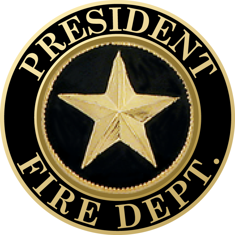 M1723 - President Fire Dept. | Badge And Wallet