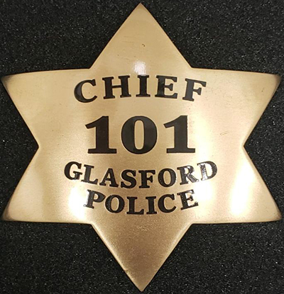 MW5075 Glasford Police 6 Point Star Bar | Badge And Wallet