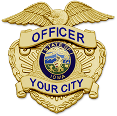 Iowa Hat Badge | Badge And Wallet