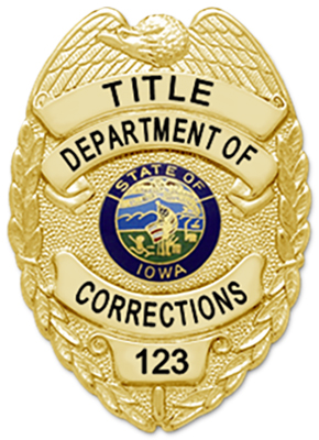 Iowa Corrections Badge | Badge And Wallet