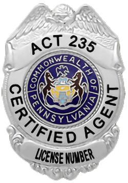 PA Certified Agent Act 235 | Badge And Wallet