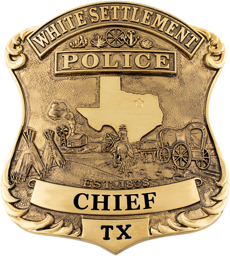 White Settlement Department Badge | Badge And Wallet