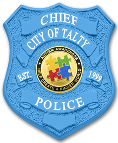 Talty Police Autism Awareness Badge | Badge And Wallet