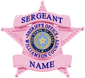 Williamson County Sheriff's Office Breast Cancer Awareness Badge ...
