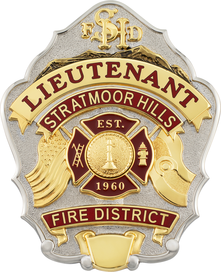 Stratmoor Hills FD Custom Badge | Badge And Wallet