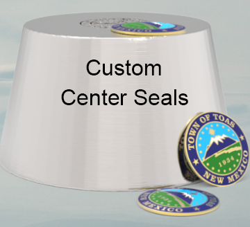 Do you offer custom center seals? | Badge And Wallet
