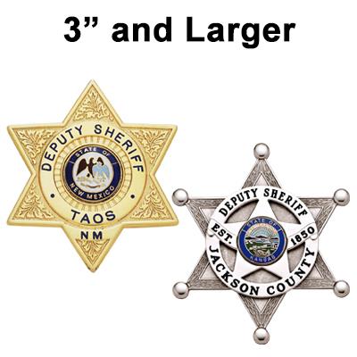 6-Point Stars | Badge And Wallet