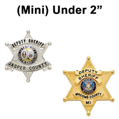 6-Point Stars | Badge And Wallet