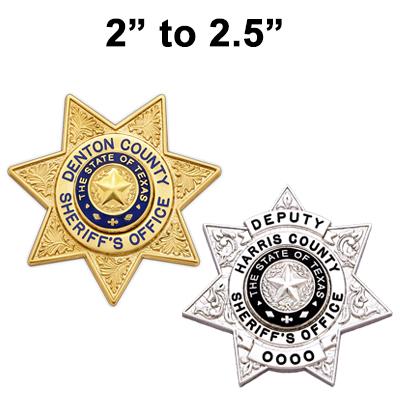 7-Point Stars | Badge And Wallet