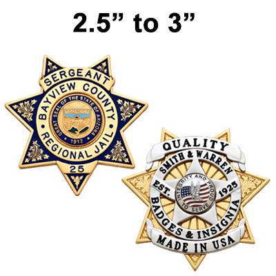 7-Point Stars | Badge And Wallet