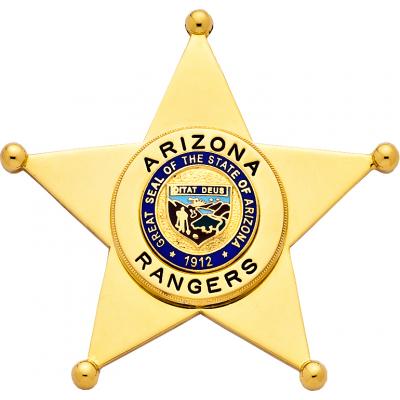 5-Point Stars | Badge And Wallet